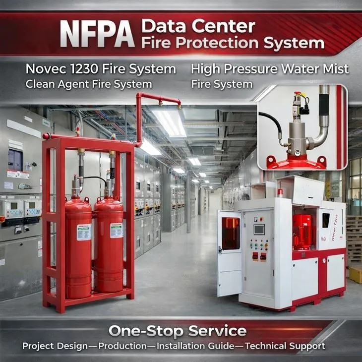 NFPA Data Center Fire Protection: HFC227EA FM200 Novce1230 Fire System ...