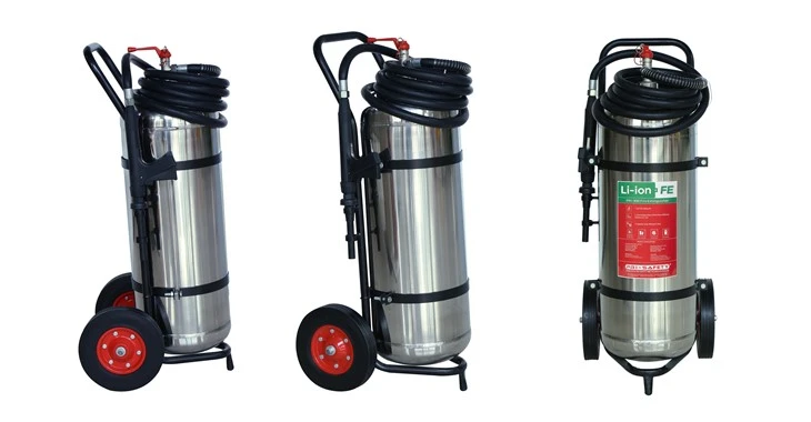 EV Battery Charging Infrastructure Fire Extinguisher Stainless Steel ...